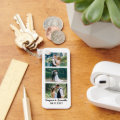 Newlywed Couple Personalized Photo Booth Strip Keychain | Zazzle
