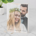 Newlywed Photo Wedding Wooden Box Sign | Zazzle