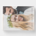 Newlywed Photo Wedding Wooden Box Sign | Zazzle
