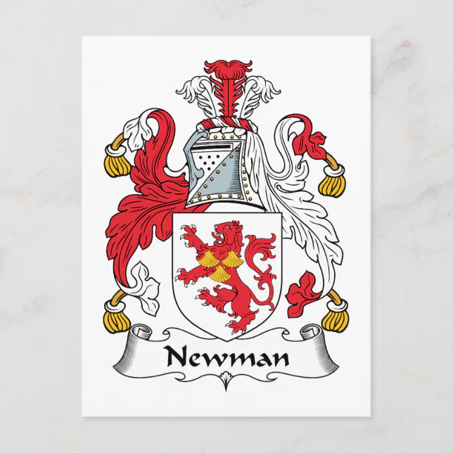 Newman Family Crest Postcard | Zazzle