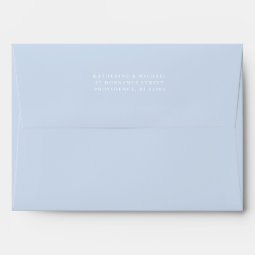 Newport Rhode Island Map Light Blue Wedding Envelope | Zazzle