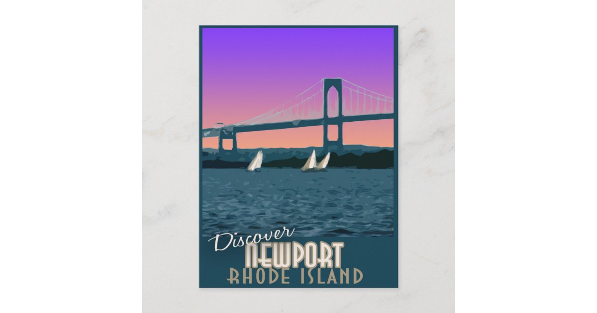 Newport Rhode Island Vintage Travel Postcard | Zazzle