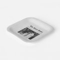 Newspaper Article Wedding Reception Paper Plates | Zazzle