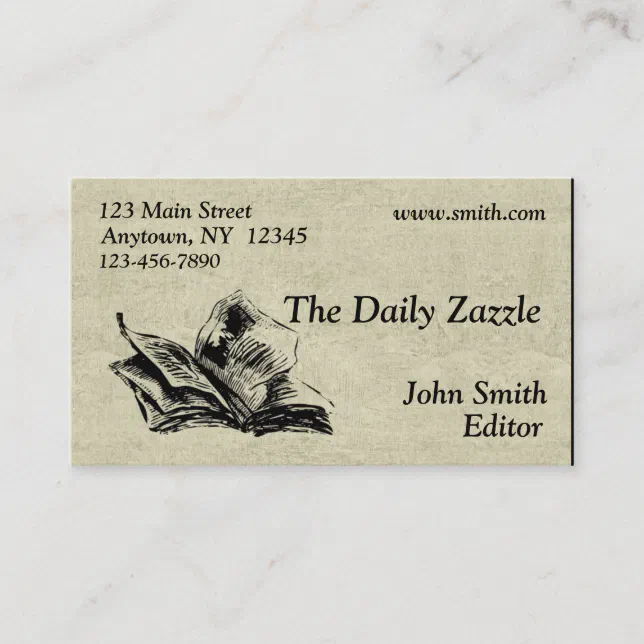 Newspaper Business Card | Zazzle