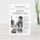 Newspaper Happy Fathers Day greeting card | Zazzle