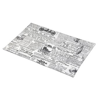 Newspaper Placemat | Zazzle