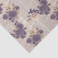 Newspaper Purple Floral Tissue Paper | Zazzle