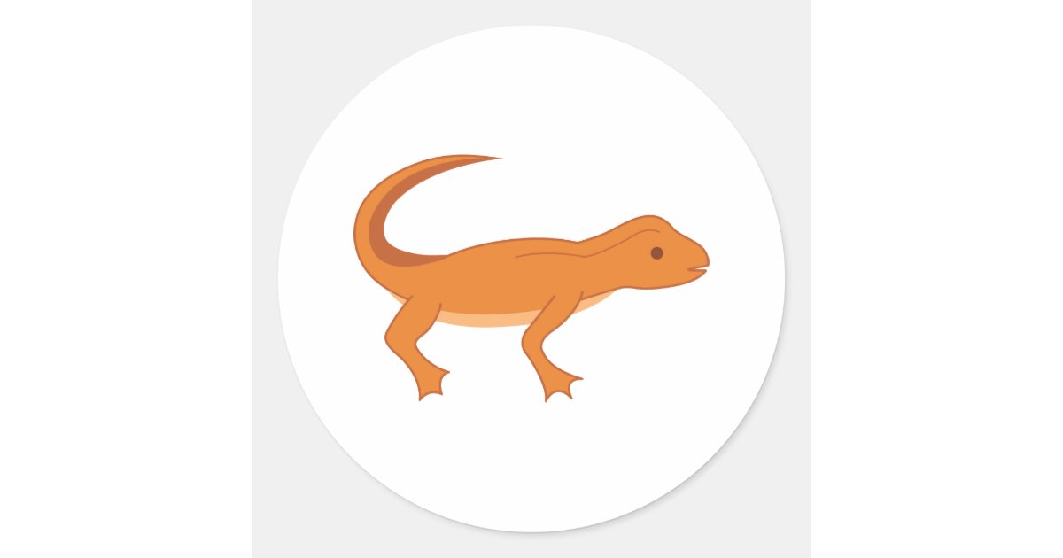 Newt Classic Round Sticker | Zazzle