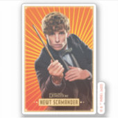 Newt Scamander Character Graphic Sticker | Zazzle