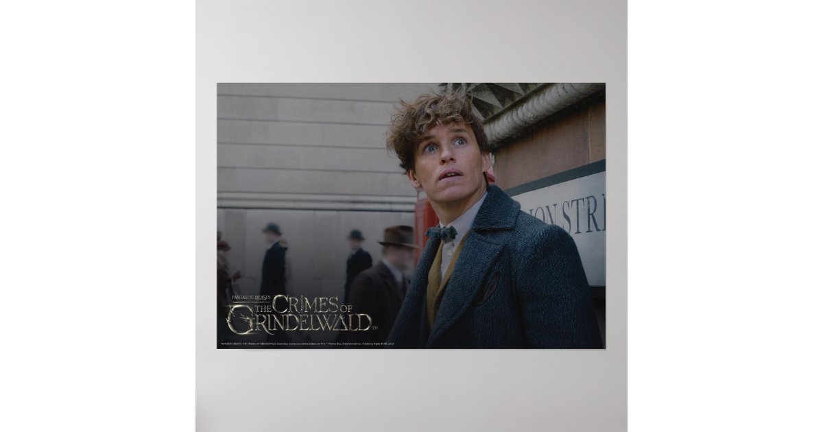 NEWT SCAMANDER™ In London Photo Poster | Zazzle