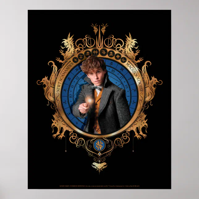 NEWT SCAMANDER™ Portrait Poster | Zazzle