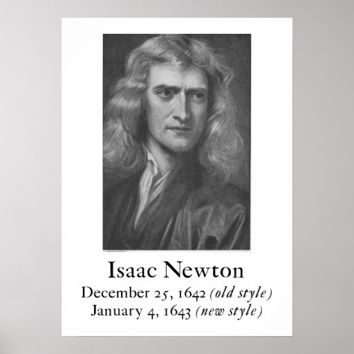 Newton Poster | Zazzle
