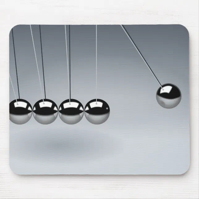 Newton's cradle mouse pad | Zazzle