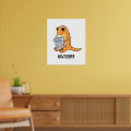 Newtspaper Funny Newt Pun Poster | Zazzle