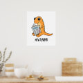 Newtspaper Funny Newt Pun Poster | Zazzle