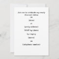 Next Chapter Divorce Party Invitation | Zazzle
