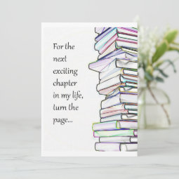 Next Chapter Divorce Party Invitation | Zazzle