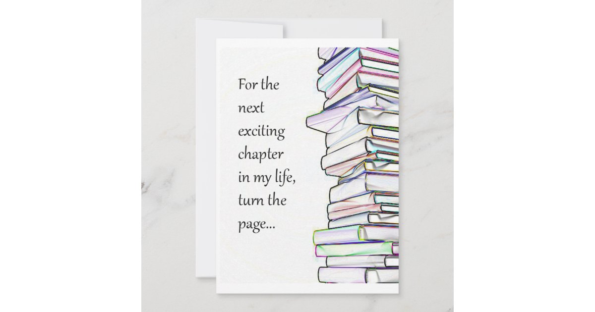 Next Chapter Divorce Party Invitation | Zazzle