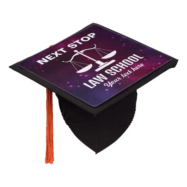 Next Stop Law School Graduation Cap Topper | Zazzle