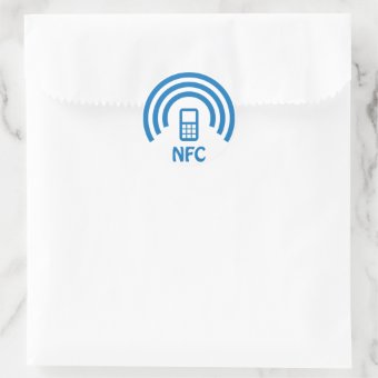 NFC logo Classic Round Sticker | Zazzle