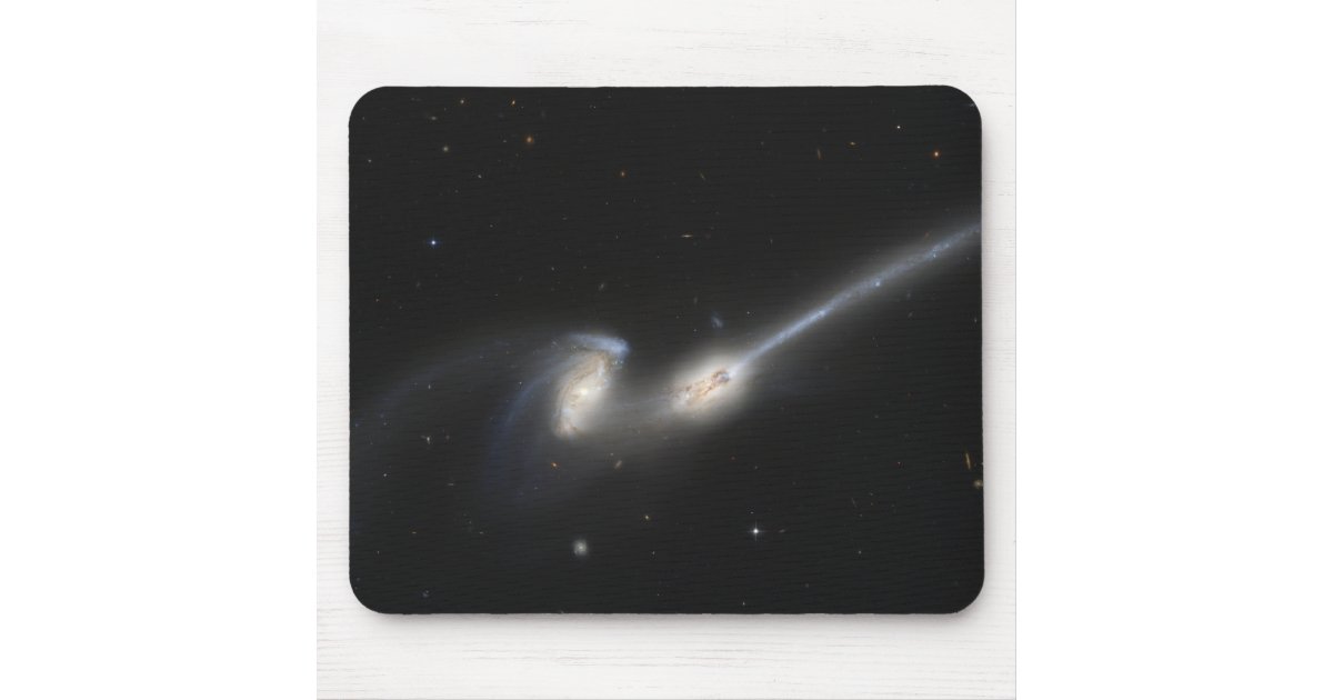 NGC 4676, also known as the Mice Galaxies Mouse Pad | Zazzle