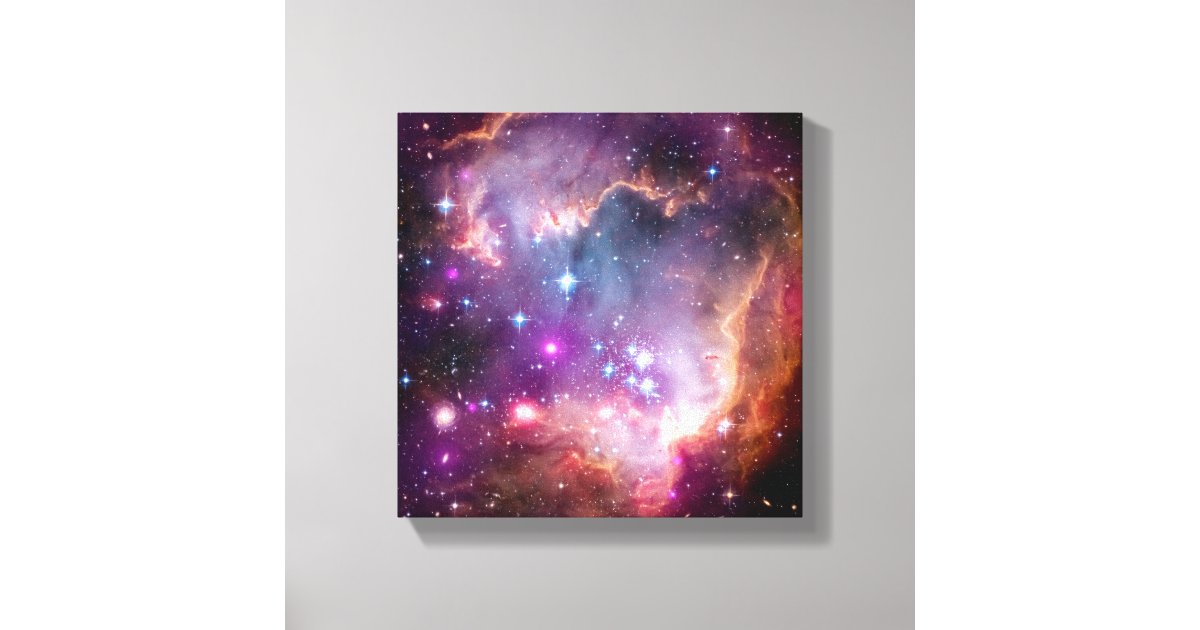 NGC 602 Star Formation - NASA Hubble Space Photo Canvas Print | Zazzle
