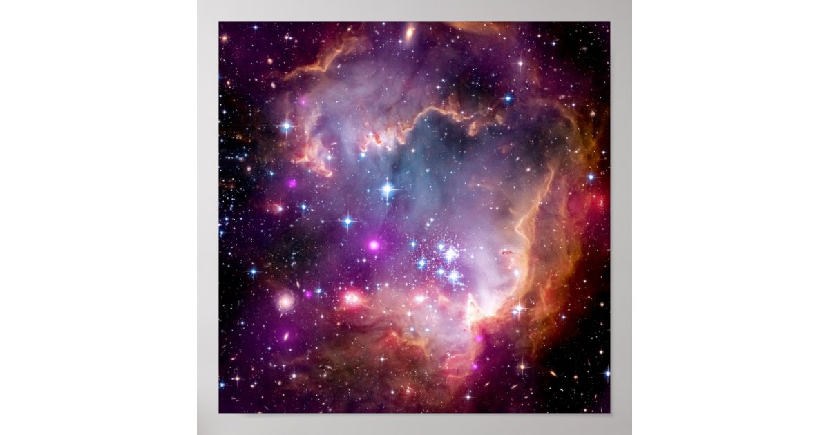 NGC 602 Star Formation - NASA Hubble Space Photo Poster | Zazzle
