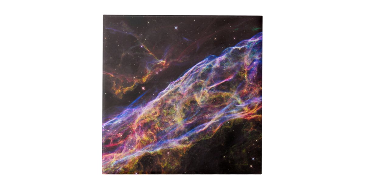 Ngc 6960, The Witch's Broom Nebula. Ceramic Tile | Zazzle