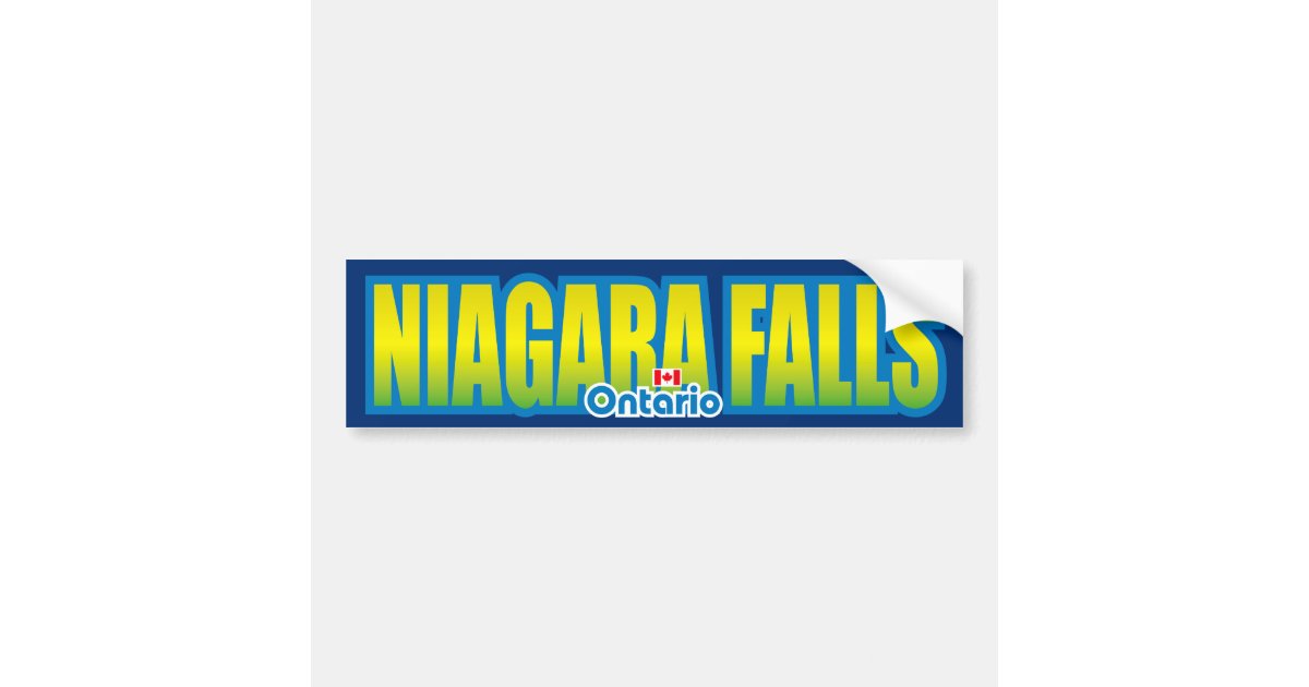 Niagara Falls Bumper Bumper Sticker | Zazzle