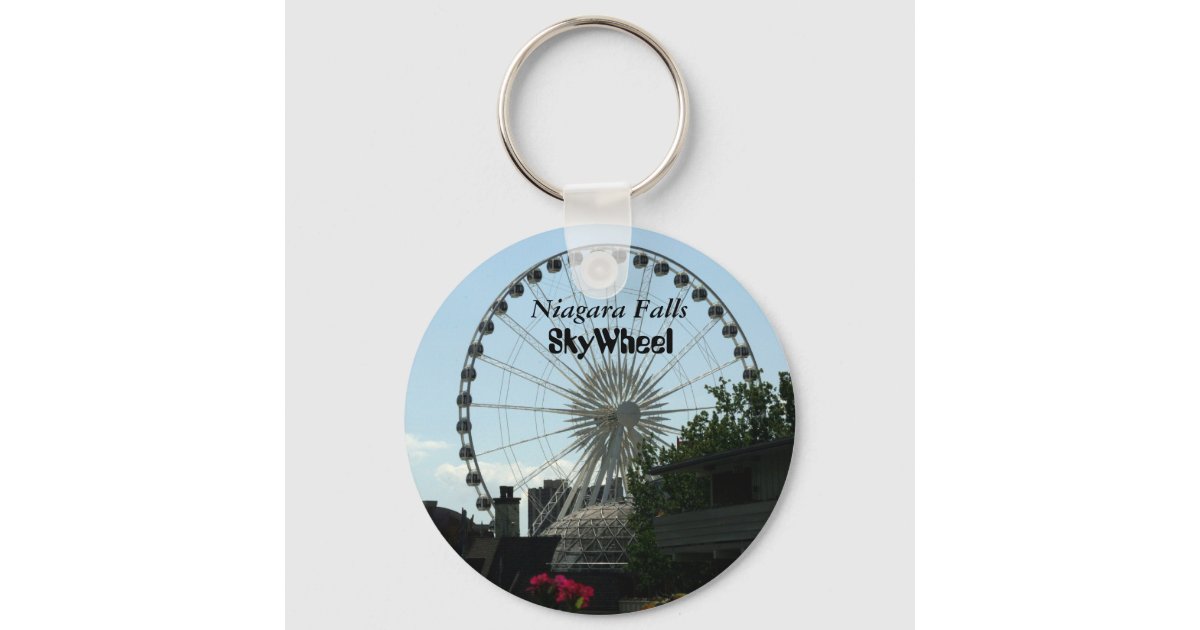 Niagara Falls, SkyWheel - Keychain | Zazzle