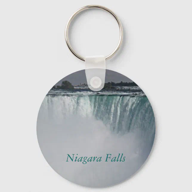 Niagara Falls Waterfall Keychain | Zazzle