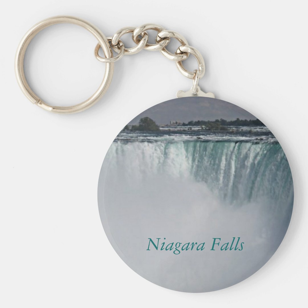 Niagara Falls Waterfall Keychain | Zazzle