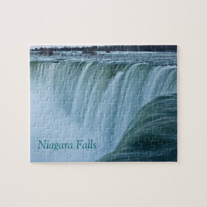 Niagara Falls with text Jigsaw Puzzle | Zazzle.com