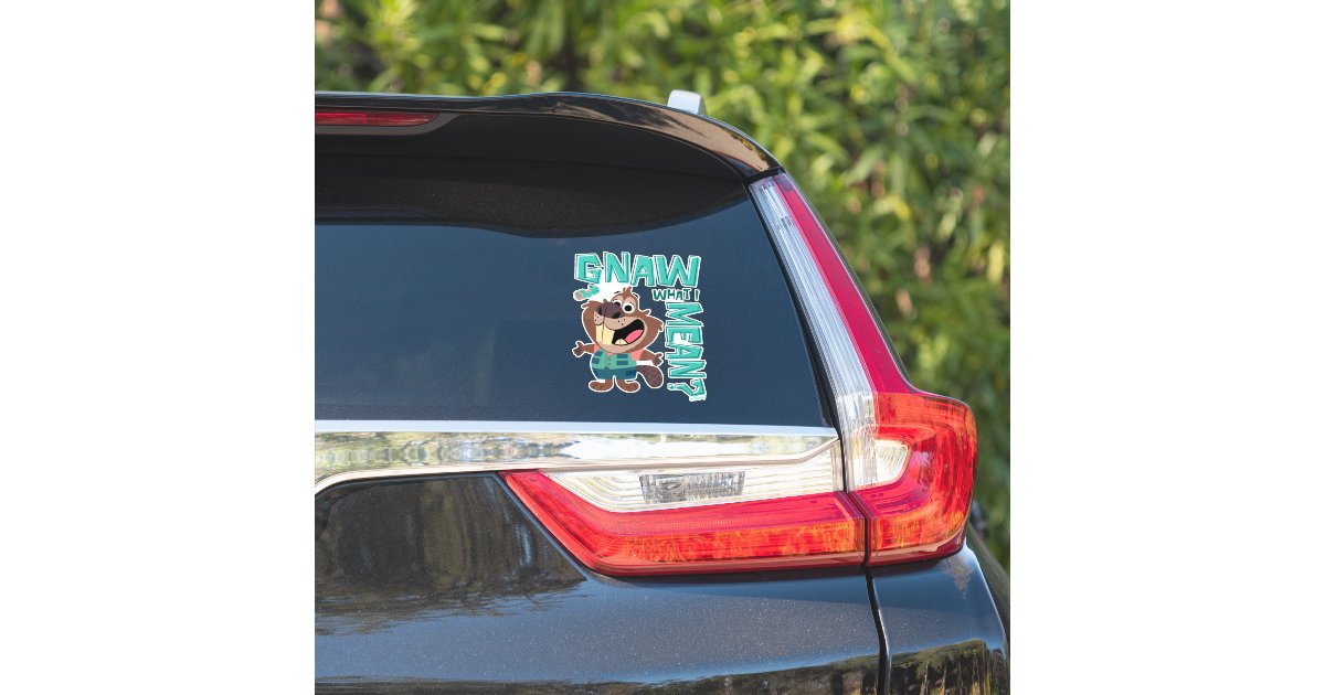 Nibbles Maplestick - Gnaw What I Mean? Sticker | Zazzle