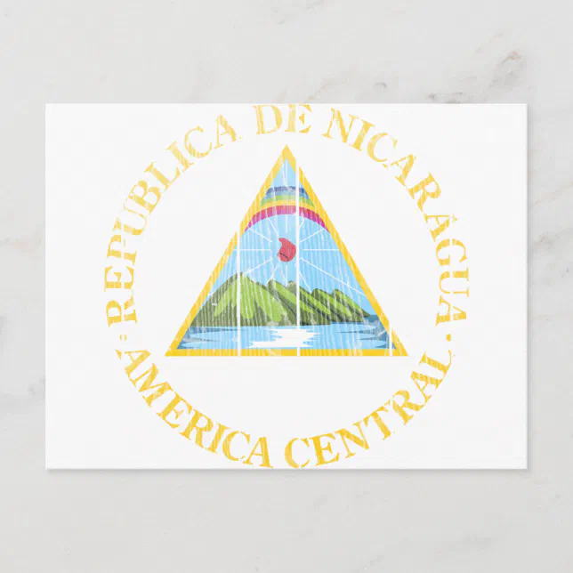Nicaragua Coat Of Arms Postcard | Zazzle