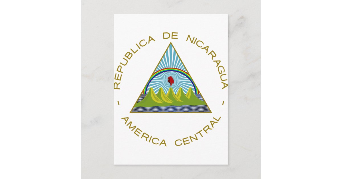 Nicaragua Coat of Arms Postcard | Zazzle