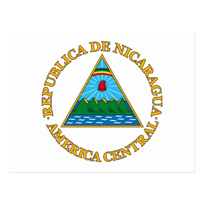 Nicaragua Coat of Arms Postcard | Zazzle.com