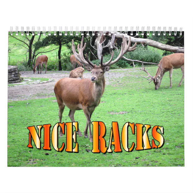 Nice Racks Wall Calendar | Zazzle