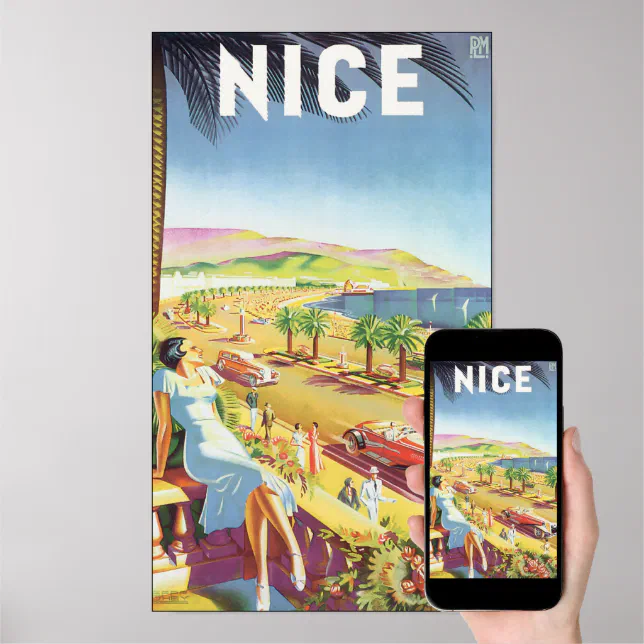 Nice Vintage Travel Poster | Zazzle