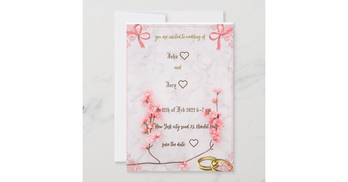 nice wedding invitation | Zazzle