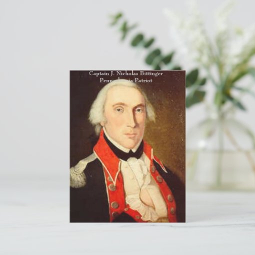 Nicholas Bittinger, Captain J. Nic... - Customized Postcard | Zazzle