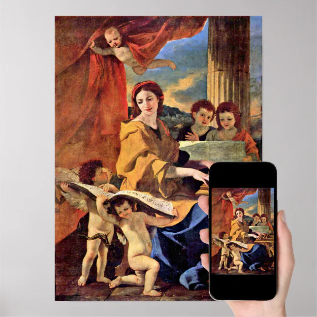 Nicolas Poussin - St Cecilia Poster | Zazzle