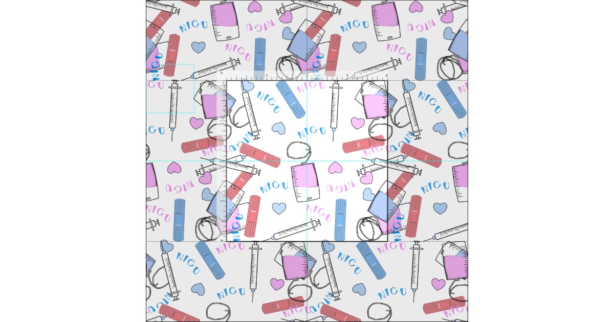 NICU Nurse Fabric | Zazzle