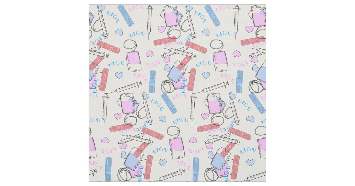 NICU Nurse Fabric | Zazzle