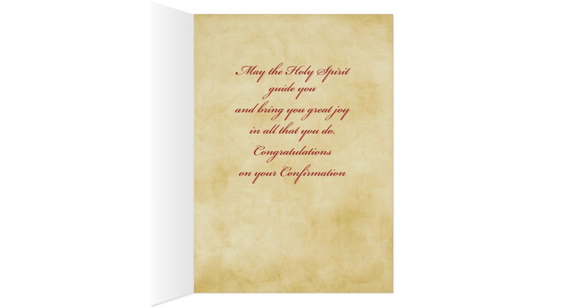Niece, Confirmation Congratulations Blessings Dove Card | Zazzle.com