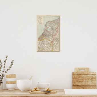 Niederlande - Netherlands Map Poster | Zazzle
