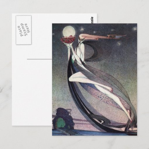 Nielsen's In Powder and Crinoline Postcard | Zazzle