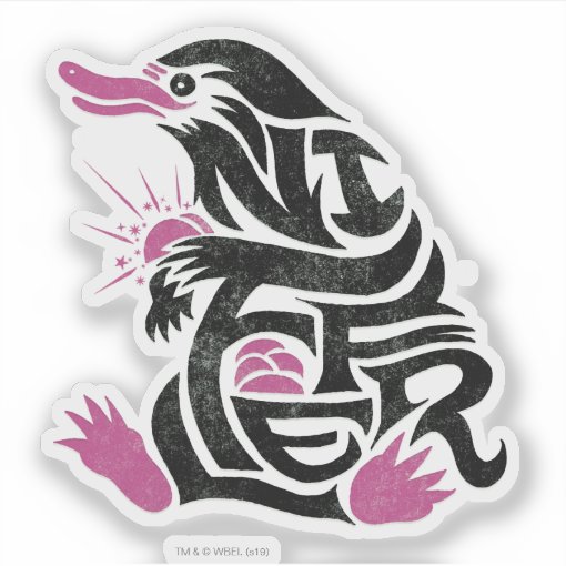 NIFFLER™ Typography Graphic Sticker | Zazzle