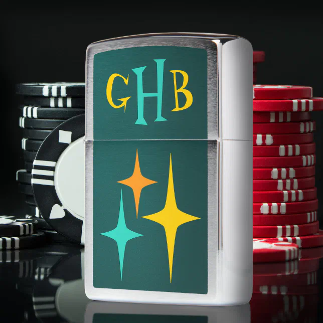 Nifty fifties - triple starburst Zippo lighter | Zazzle