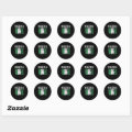 Nigeria Flag Distressed - Nigerian Flag Classic Round Sticker | Zazzle